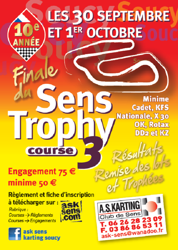 Venez fêter les 10 ans du Sens Trophy ce week-end | Kartmag Venez fêter les 10 ans du Sens Trophy ce week-end | Kartmag